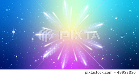 Supernova explosion in outer space. Transition to - Stock Illustration ...