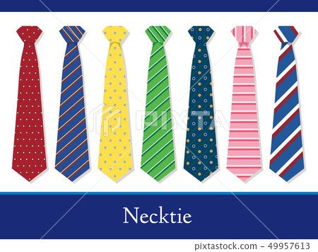 Tie colorful pattern - Stock Illustration [49957613] - PIXTA
