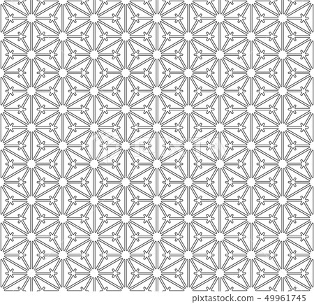Seamless geometric pattern.Traditional Japanese - Stock Illustration ...