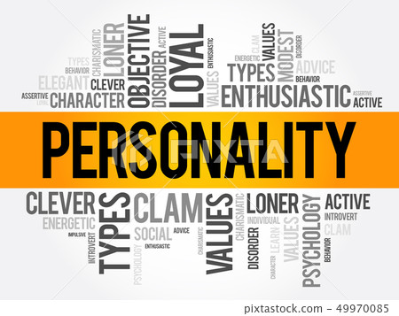 Personality word cloud collage - Stock Illustration [49970085] - PIXTA