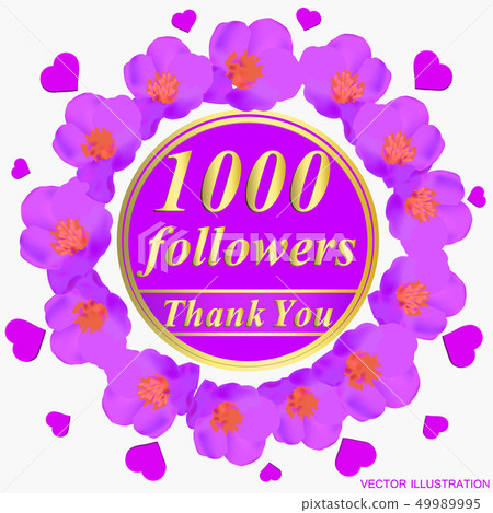 Followers background. Vector. - Stock Illustration [49989995] - PIXTA