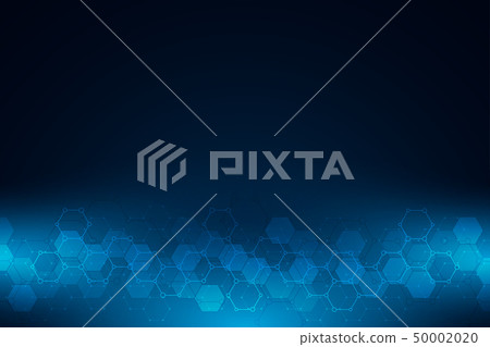 Abstract background of science and innovation... - Stock Illustration ...