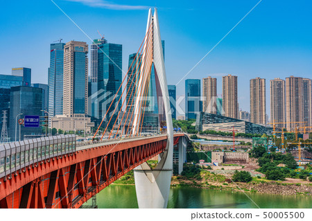 Qiansimen bridge on the Jialing river - Stock Photo [50005500] - PIXTA