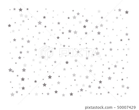 Random falling silver stars - Stock Illustration [50007429] - PIXTA