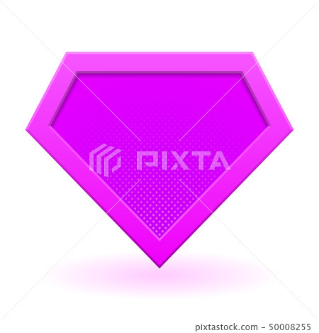 Pink superhero logo - Stock Illustration [50008255] - PIXTA