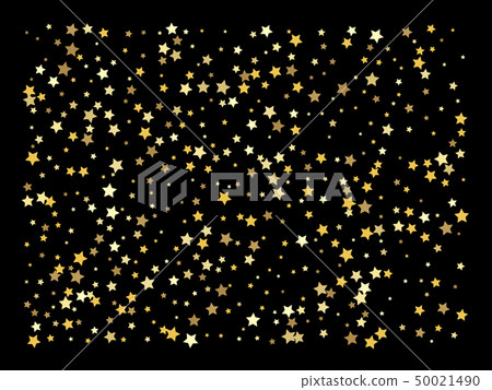 Vector background with gold stars - Stock Illustration [50021490] - PIXTA