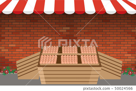 vector, egg, shop - Stock Illustration [50024566] - PIXTA