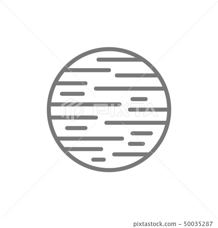 Space planet line icon. - Stock Illustration [50035287] - PIXTA