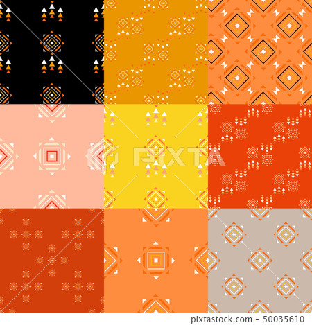 Set of tribal patterns1.eps - Stock Illustration [50035610] - PIXTA