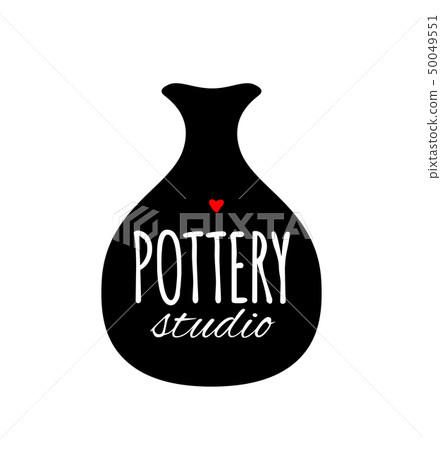 Pottery studio banner, sketch for your design - Stock Illustration ...