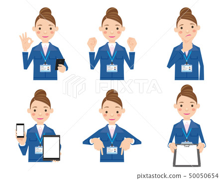 Sales Lady - Stock Illustration [50050654] - PIXTA