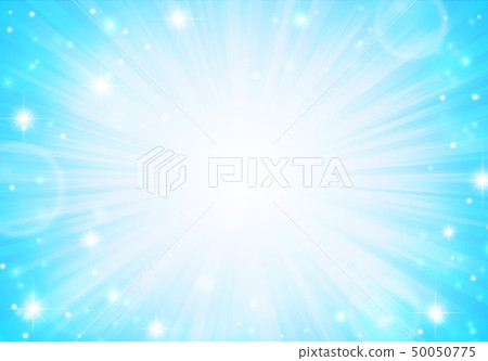 Light blue radiation background - Stock Illustration [50050775] - PIXTA