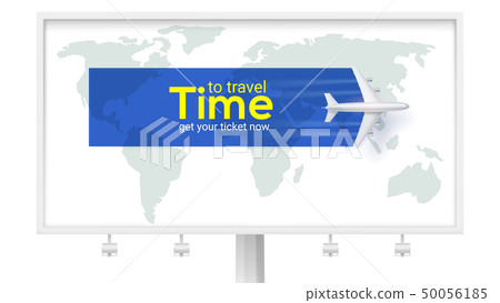 Time to travel. Air transport between countries - Stock Illustration ...