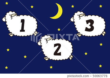 One Sheep Two Sheep Two Sheep Three - Stock Illustration [50063778] - PIXTA