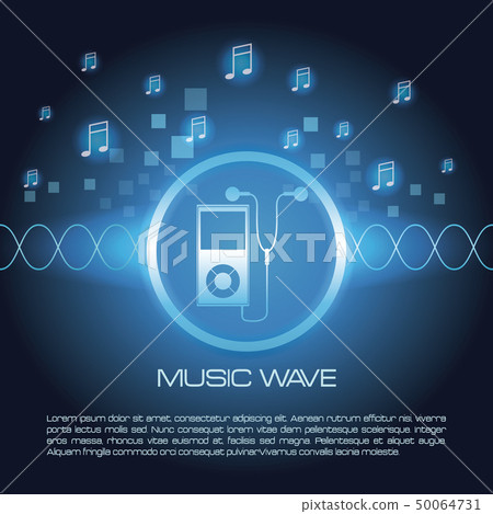 Music wave infographic - Stock Illustration [50064731] - PIXTA
