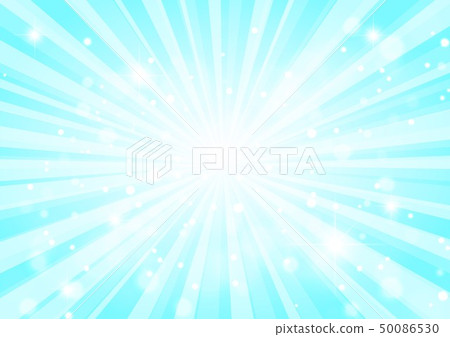 Light blue radiation background - Stock Illustration [50086530] - PIXTA