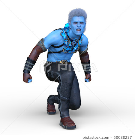 Blue man - Stock Illustration [50088257] - PIXTA