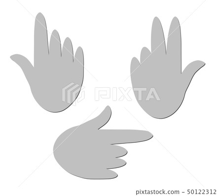 hand - Stock Illustration [50122312] - PIXTA