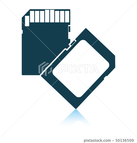 Memory card icon-插圖素材 [50136509] - PIXTA圖庫