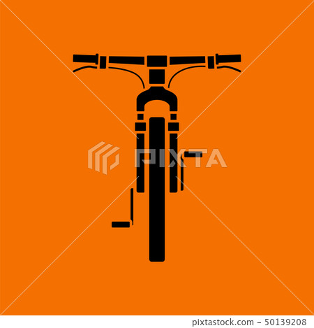 Bike icon front view - Stock Illustration [50139208] - PIXTA