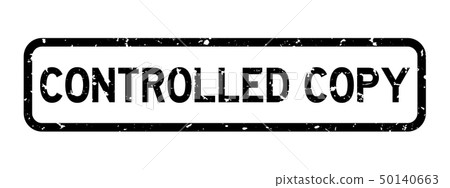 Grunge black controlled copy word square stamp - Stock Illustration ...