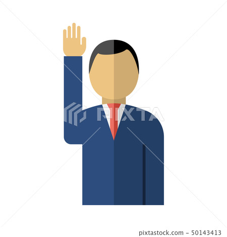 Voting Man Icon-插圖素材 [50143413] - PIXTA圖庫
