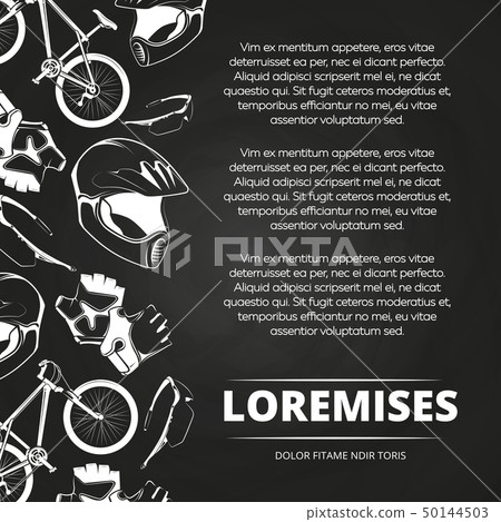 Bicycle shop poster - Stock Illustration [50144503] - PIXTA