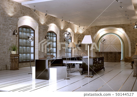 Shop interior baroque style - Stock Illustration [50144527] - PIXTA