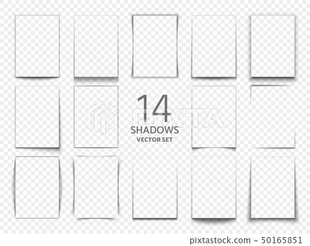 Rectangular shadow box frames from paper... - Stock Illustration ...
