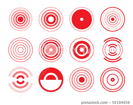 Set of various round emblems - Stock Illustration [50184856] - PIXTA