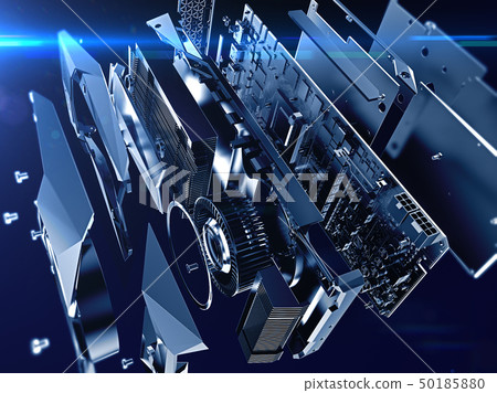 computer graphic, computer graphics, cg - Stock Illustration [50185880 ...