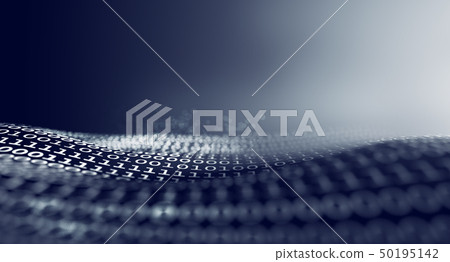 Binary code close up design.3d rendering - Stock Illustration [50195142] - PIXTA