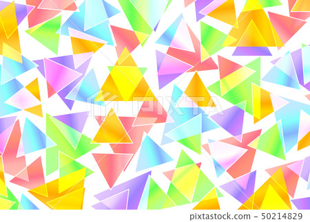 Geometry triangles background texture - Stock Illustration [50214829 ...