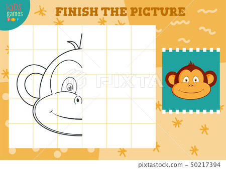 Copy and complete picture vector illustration. How - Stock Illustration ...