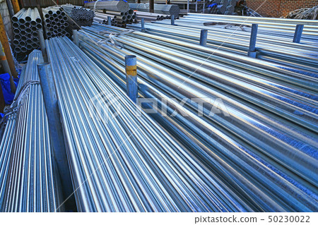 Reinforced pipe loading warehouse widely used... - Stock Photo ...