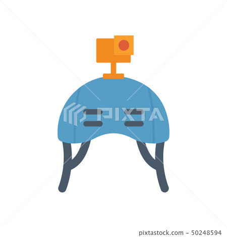 helmet camera icon - Stock Illustration [50248594] - PIXTA