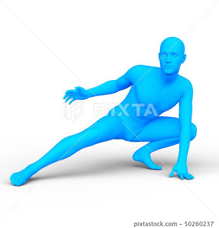 Blue man - Stock Illustration [50260237] - PIXTA
