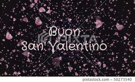 Buon San Valentino, Happy Valentine's day in... - Stock Illustration ...
