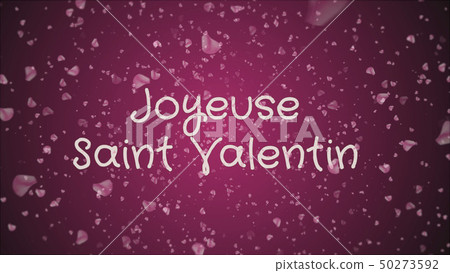 Joyeuse Saint Valentin, Happy Valentine's day... - Stock Illustration ...