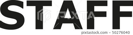 Staff word - Stock Illustration [50276040] - PIXTA
