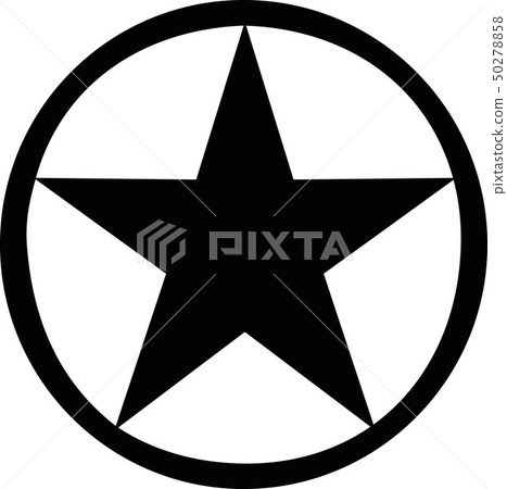 star_circle_outline.eps-插圖素材 [50278858] - PIXTA圖庫