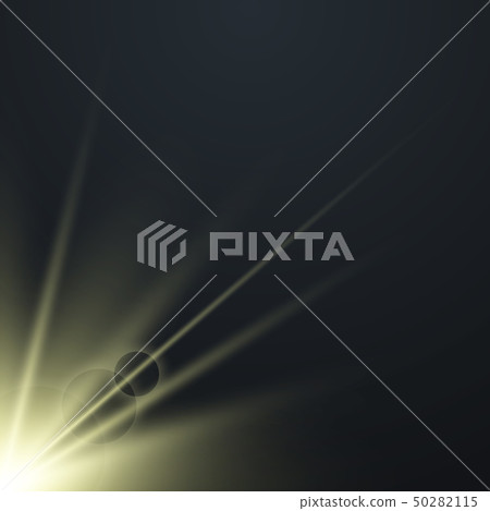 Glowing light effect on transparent background. - Stock Illustration ...
