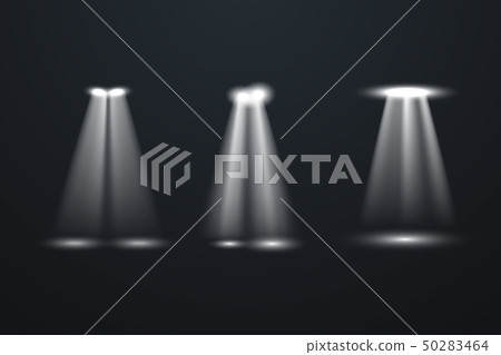Vector spotlights. Scene. - Stock Illustration [50283464] - PIXTA