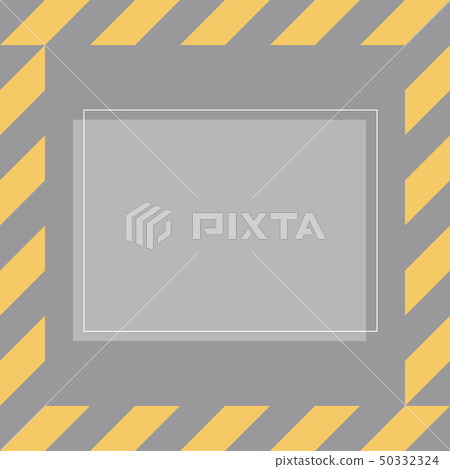 Caution frame square abstract background in vector - Stock Illustration ...