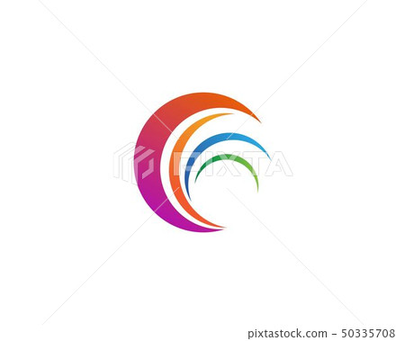 Circle line Logo Template vector icon - Stock Illustration [50335708 ...