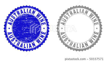Textured AUSTRALIAN WINE Grunge Watermarks - Stock Illustration ...