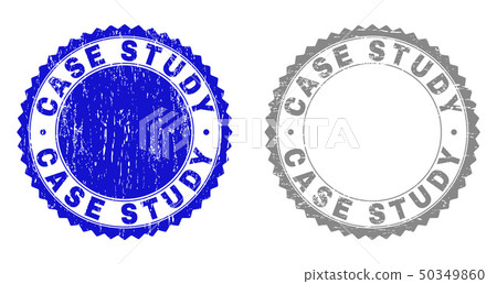 Grunge CASE STUDY Textured Stamp Seals - Stock Illustration [50349860 ...