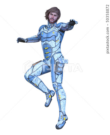 Cyber man - Stock Illustration [50358872] - PIXTA