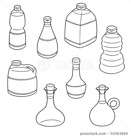 vector set of vegetable oil - Stock Illustration [50363894] - PIXTA