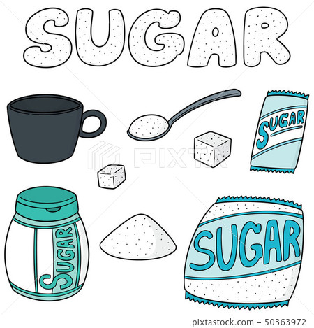 vector set of sugar - Stock Illustration [50363972] - PIXTA